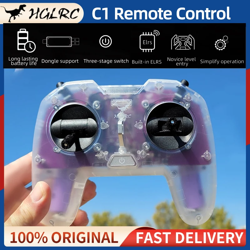HGLRC-C1-Remote-Control-Radio-Transmitter-Built-In-500mW-ELRS-2-4G-TX ...