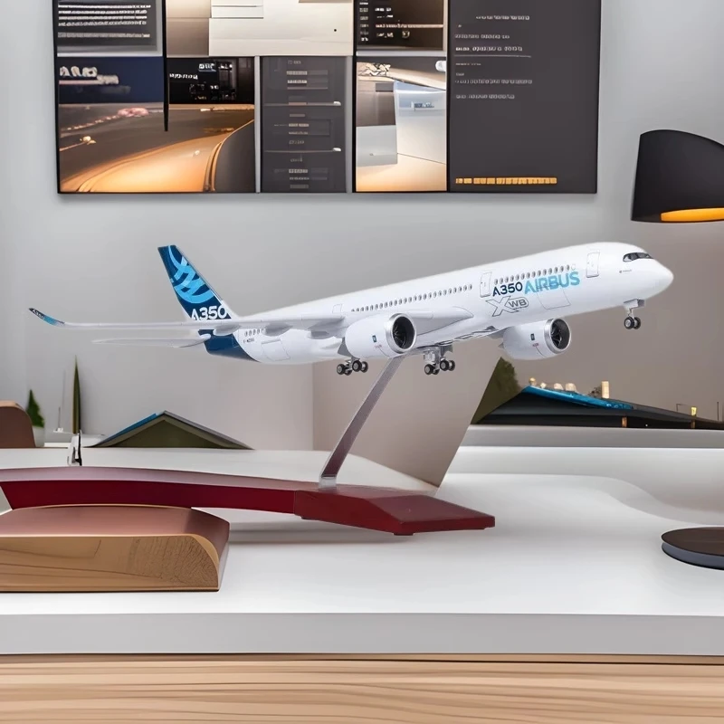 47CM Scale Airplane Model Children Toy Prototype Airbus A350 Plane ...