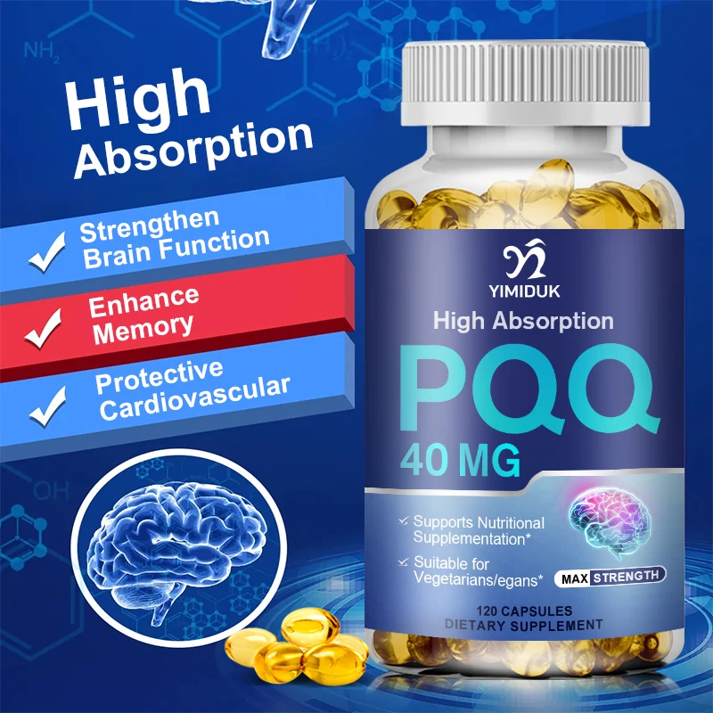 PQQ-Capsules-40mg-Mitochondrial-Support-Helps-Energy-Boost-Supports ...