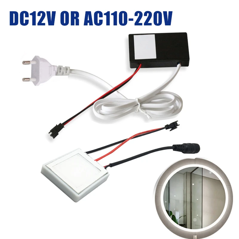 Bathroom Mirror Touch Switch Sensor Led | 12v On/off Touch Switch ...