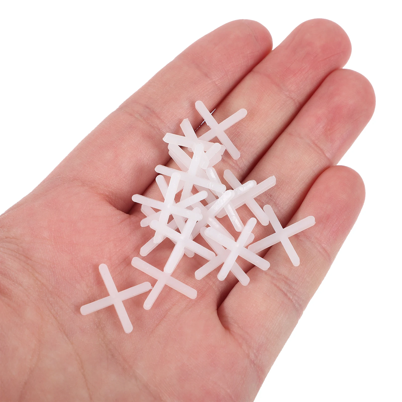1000pcs Tile Spacers 2mm Reusable Plastic Cross Clips Ceramic Wall ...