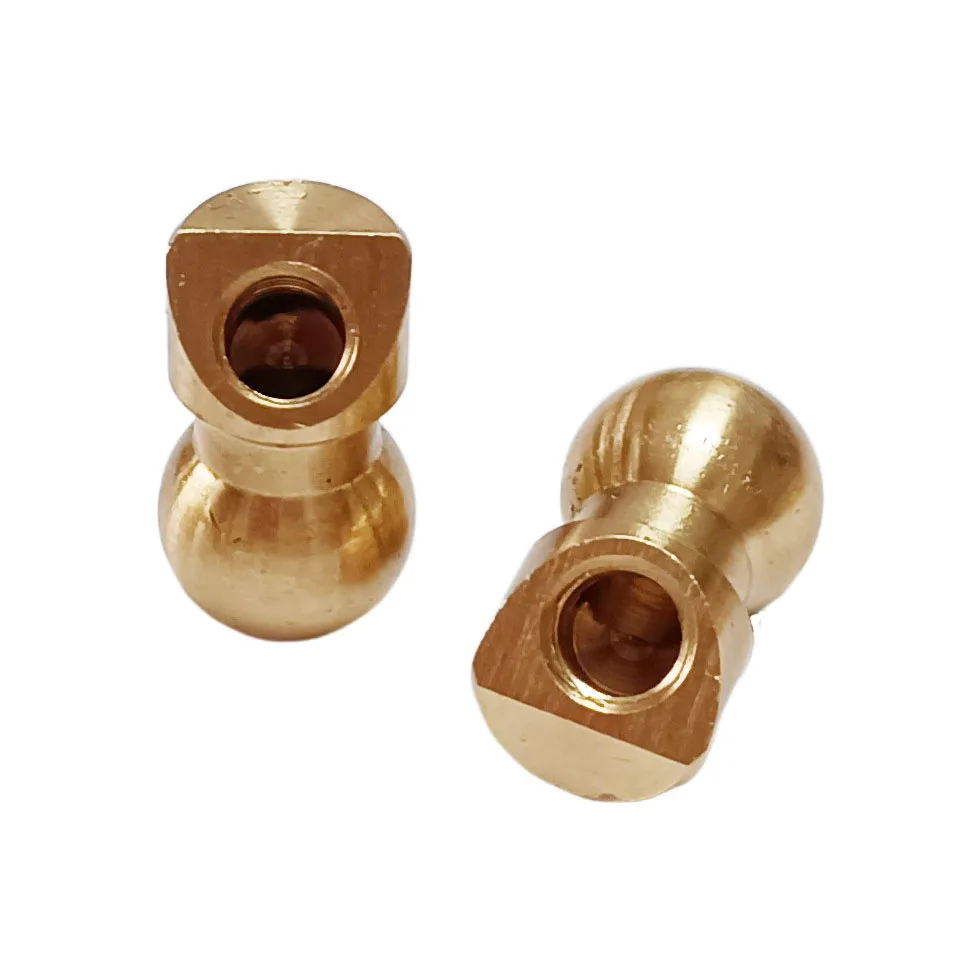 10 PCS M6 12.7MM Brass Ball Coolant Nozzles Screw Lock For Cnc Lathes