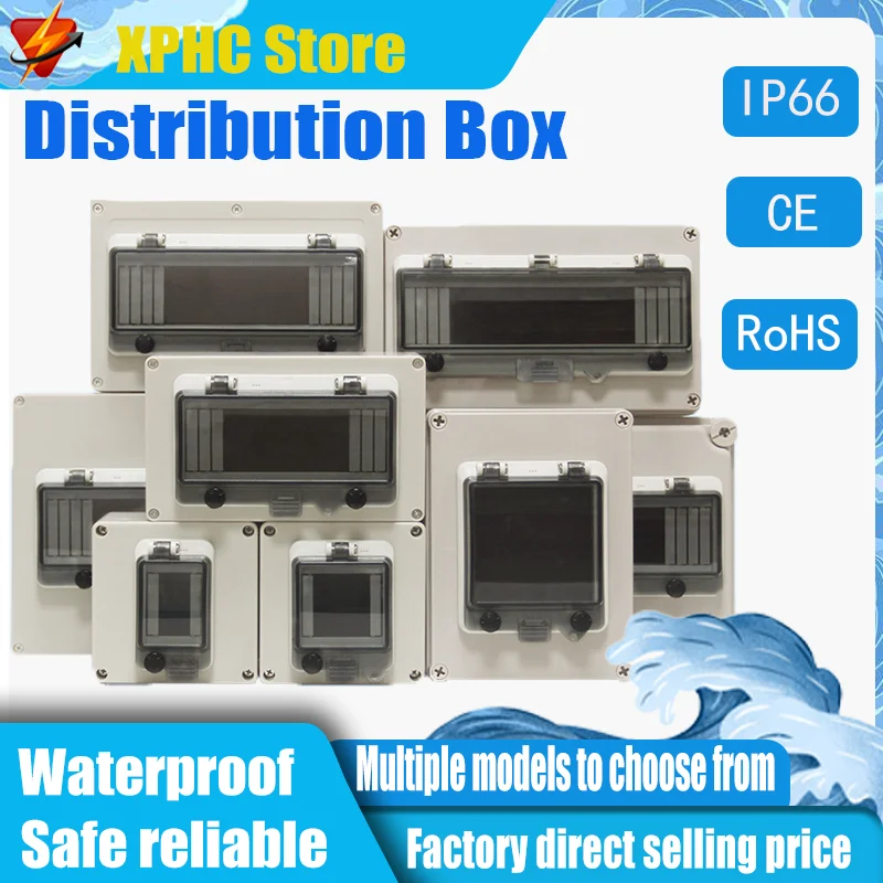 IP66 Transparent Cover Waterproof Electrical Distribution Box Circuit ...
