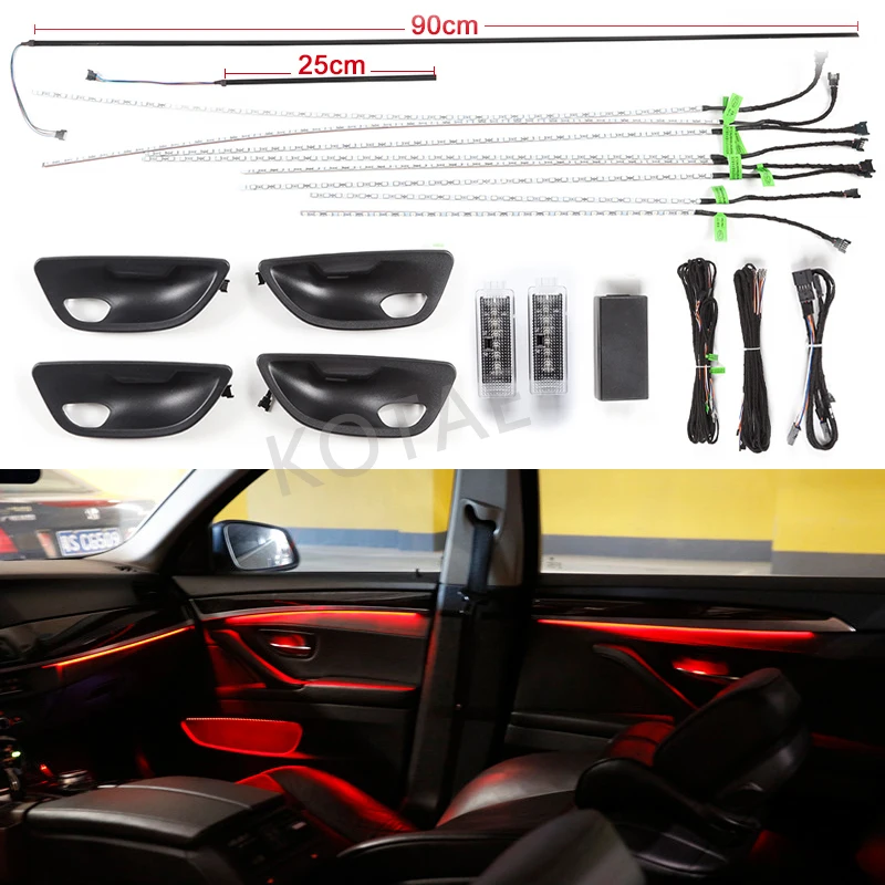 Interior-Neon-Ambient-Light-12V-RGB-Decorative-Led-Stripe-9-Colors ...