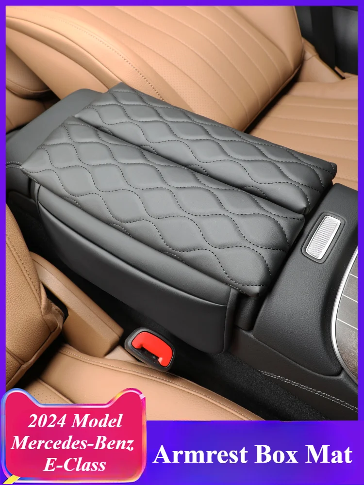 For-24-Mercedes-Benz-E-Class-armrest-box-cushion-E260L-E300L-height ...