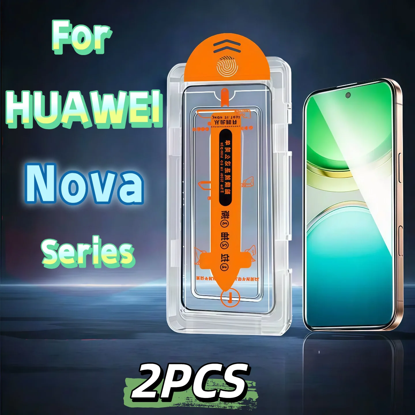 2Pcs Tempered Glass Screen Protector For Huawei Nova 14 13 8 7 10 Pro ...