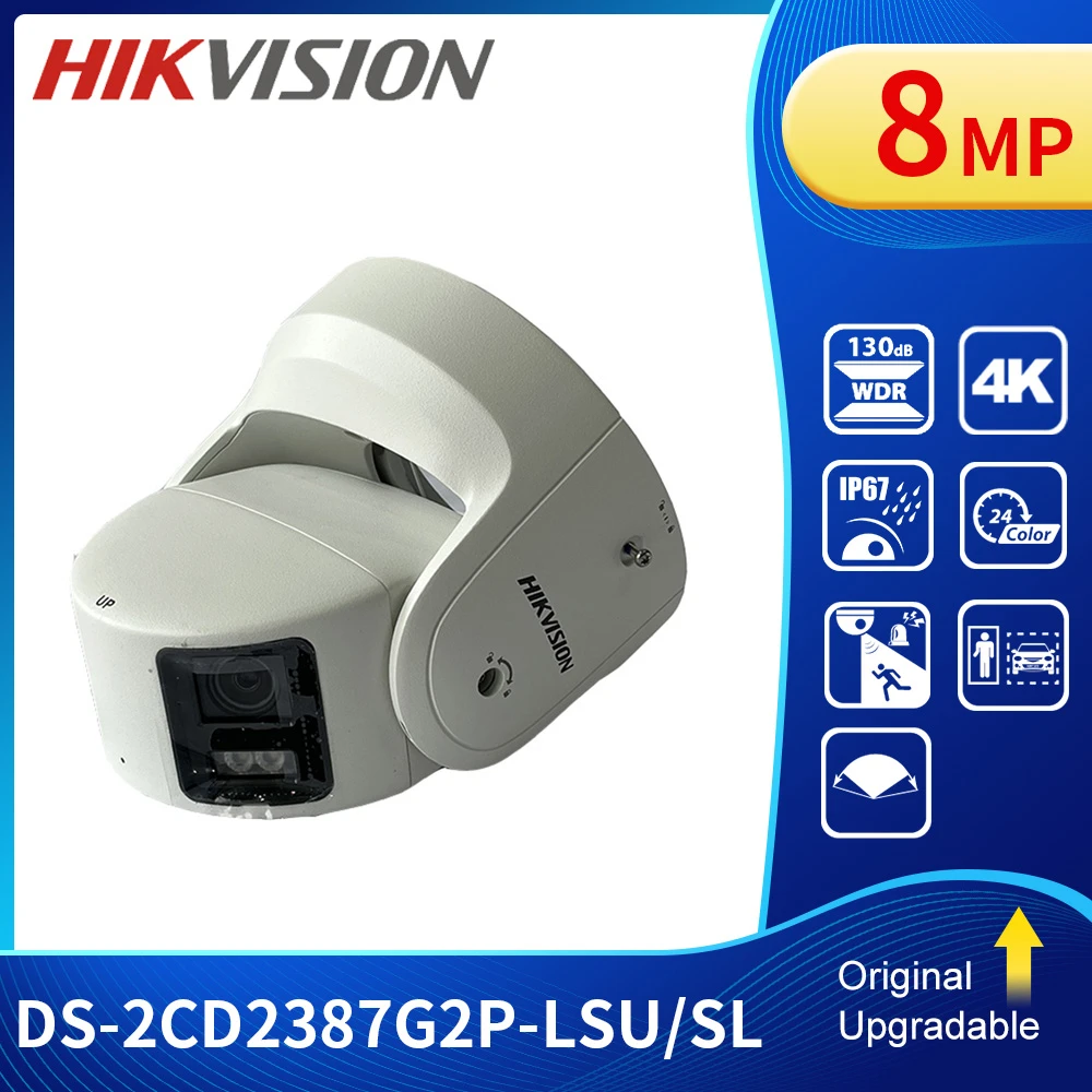 Hikvision Panoramic Ds 2cd2387g2p Lsu Sl 8mp Colorvu Turret Cctv Camera
