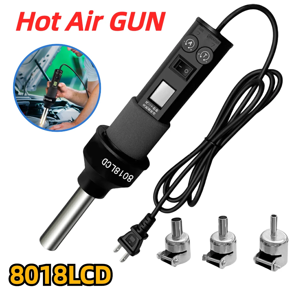 Digital-Hot-Air-Gun-Heat-Gun-8018LCD-Desoldering-Soldering-Rework-SMD ...