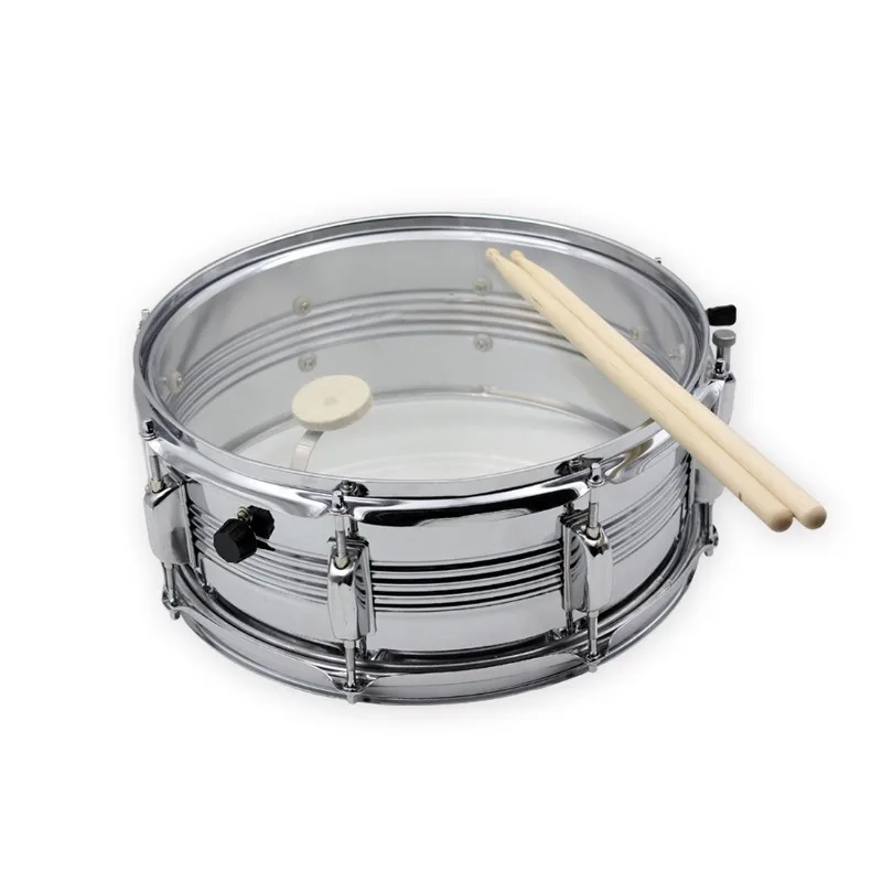 Snare-tambor-instrumento-de-percuss-o-bateria-com-1-par-Bege-Drum-Stick ...