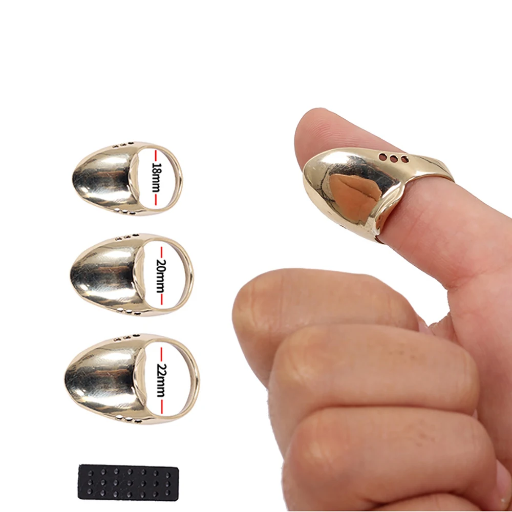 Brass-Thumb-Rings-Archery-Traditional-Recurve-Bow-Hunter-Finger ...