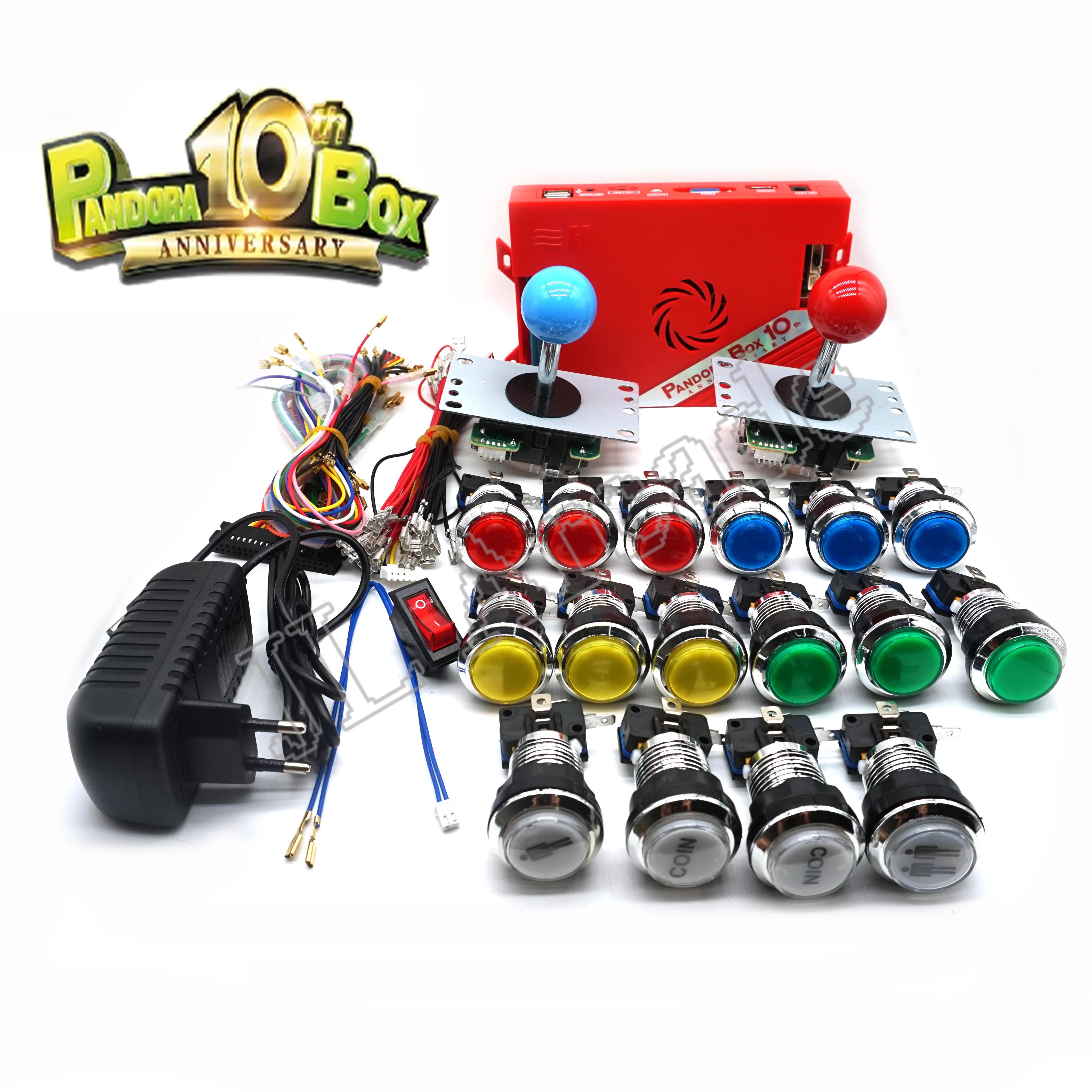 2-Player-5171-in-1-Pandora-Box-10th-V3-Kit-Copy-SANWA-Joystick-LED-Push ...