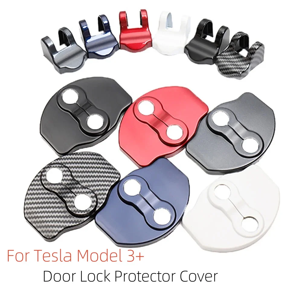 4pcs-Upgraded-Durable-Silicone-Car-Door-Lock-Latches-Cover-for-Tesla ...