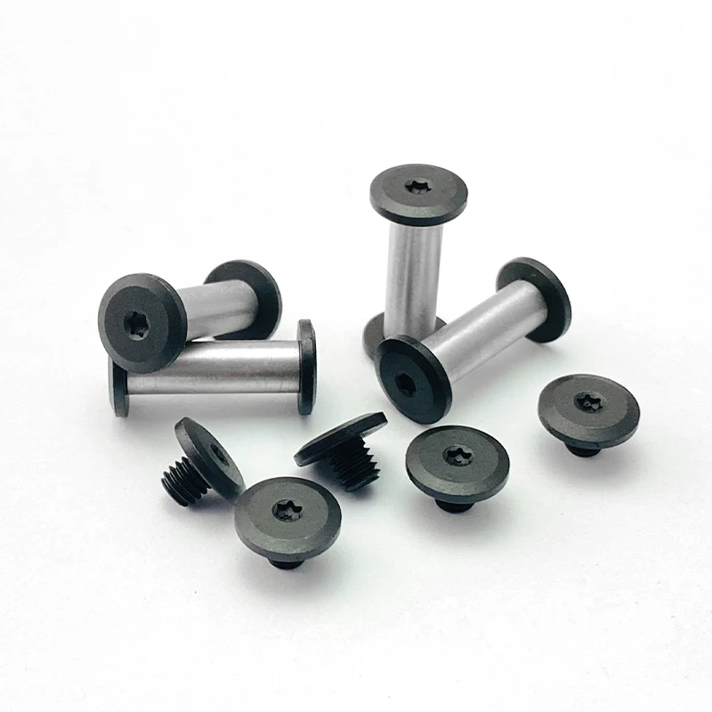 4pieces Knife Handle Spindle Fastening Screws 416 Stainless Steel T8 ...