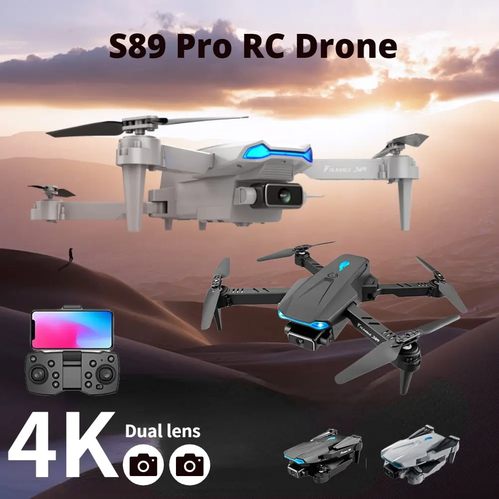 New-S89-Mini-Drone-4k-HD-Dual-Camera-Profesional-WiFi-Fpv-Drones-Height ...