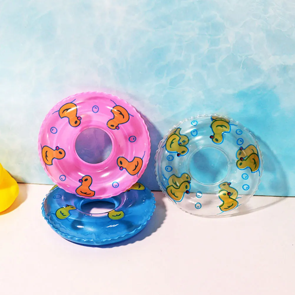 20pcs-Dollhouse-Miniature-Swimming-Ring-Inflatable-Swim-Rings-Models ...