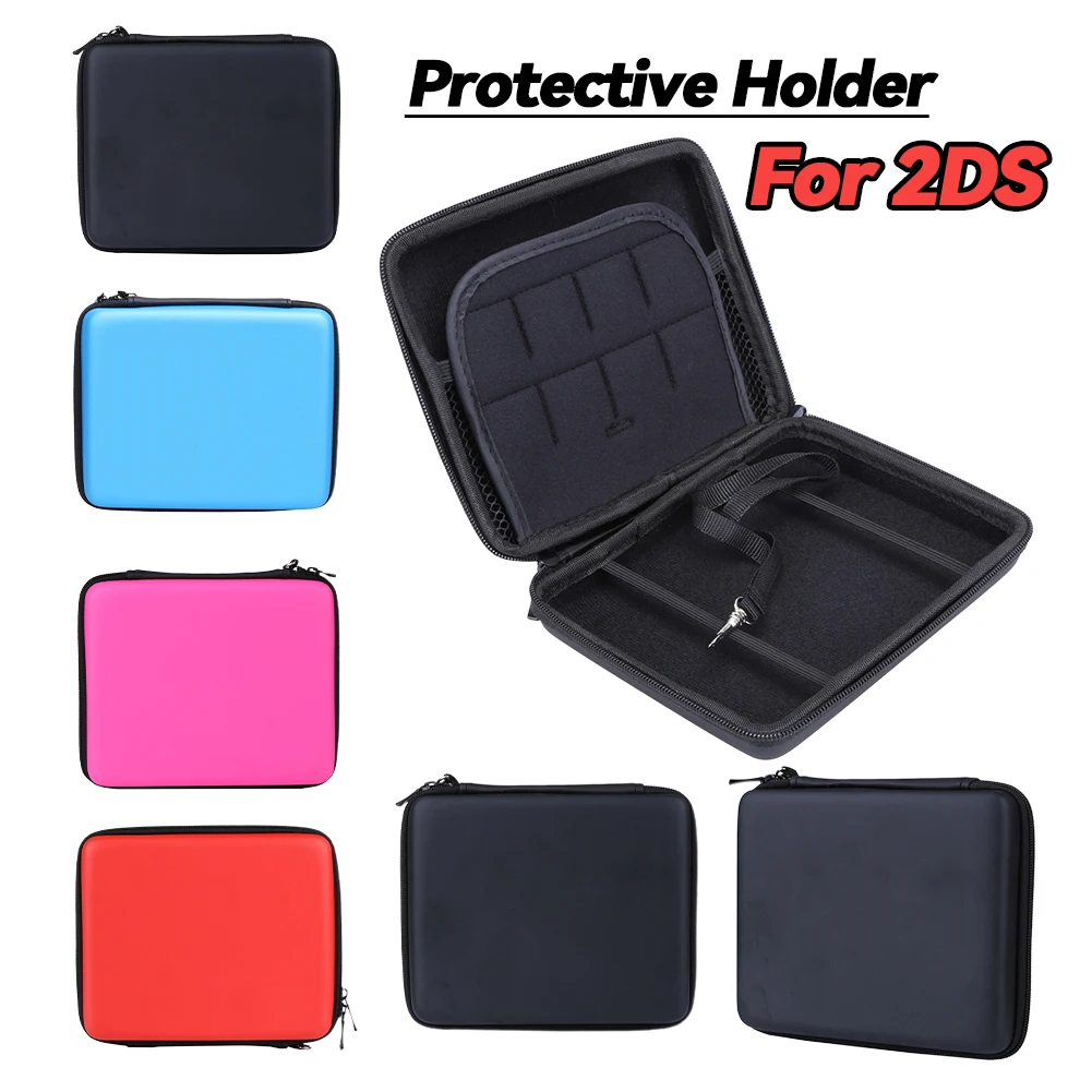 Hard EVA Storage Zip Case Protective Holder For Nintendo 2DS Game Card ...