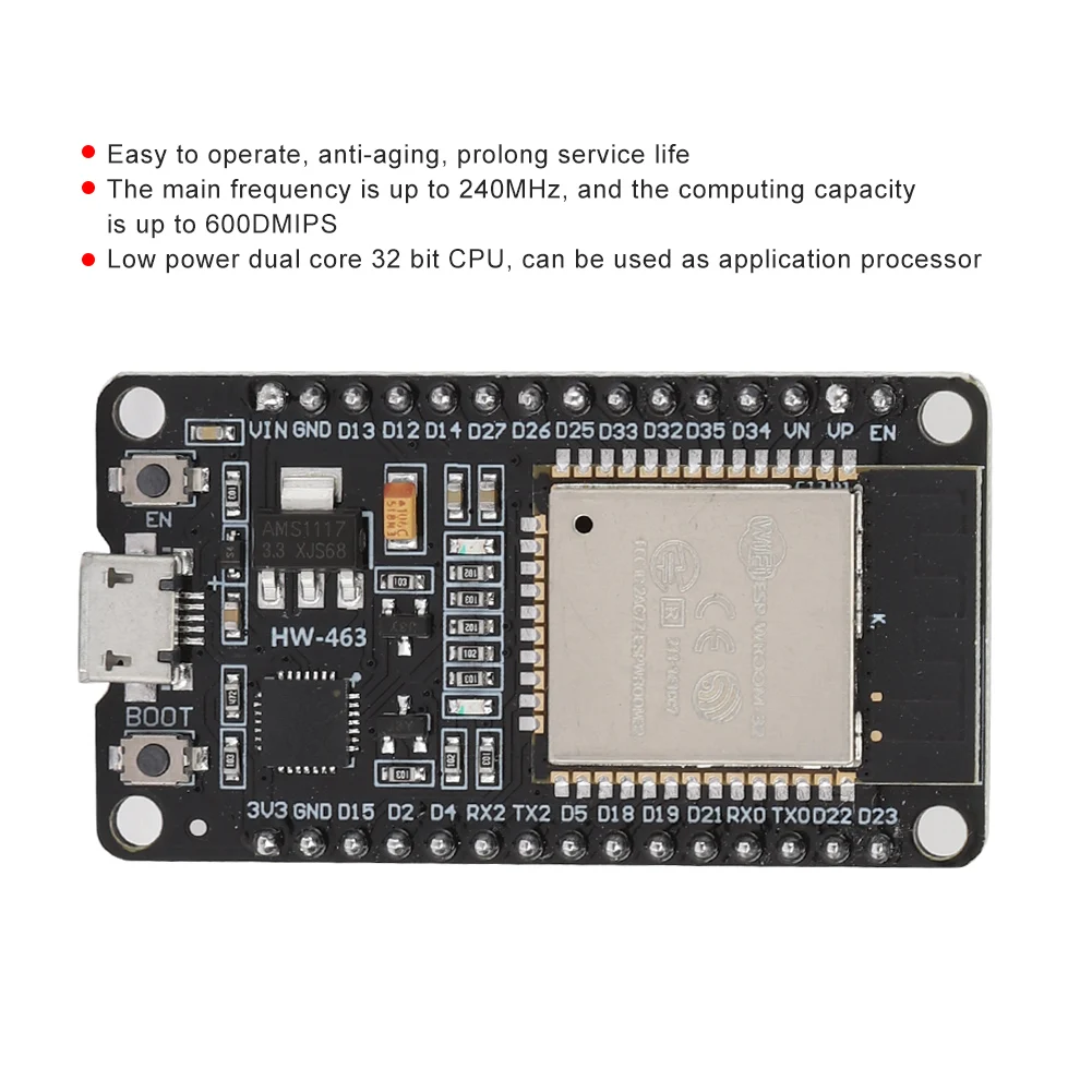 ESP32-Development-Board-WiFi-Bluetooth-Module-Ultra-Low-Power ...