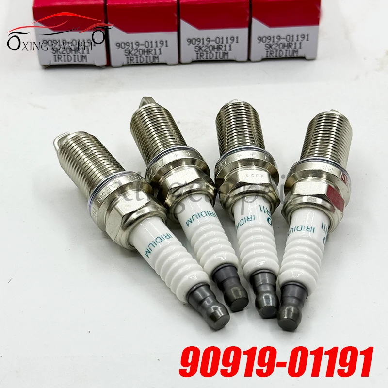 4pcs 90919-01191 SK20HR11 Iridium Spark Plug for Toyota LAND CRUISER ...