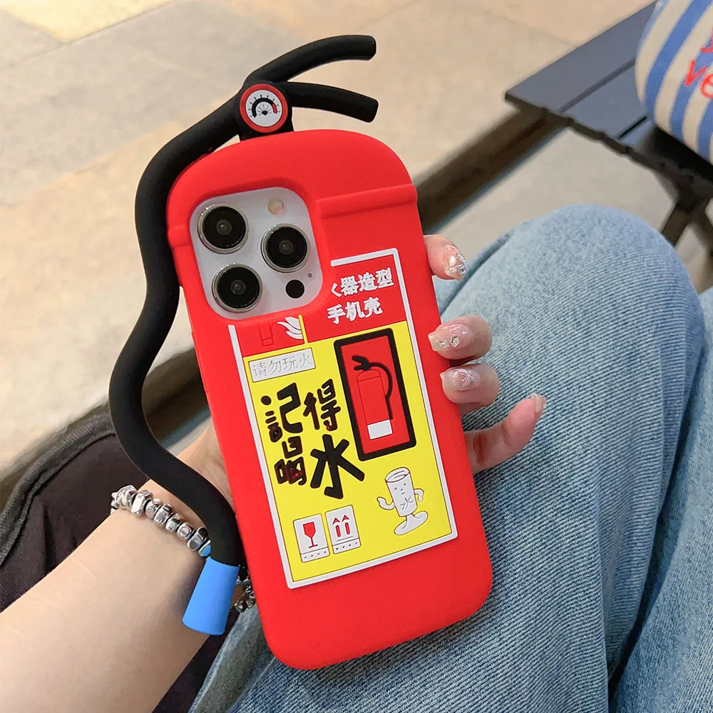 Japan-INS-3D-Cute-Fire-Extinguisher-Creative-Soft-Silicone-Phone-Cases ...