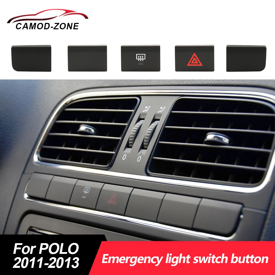 OEM-Blank-Button-Emergency-Light-Switch-Button-For-VW-POLO-2011-2012 ...
