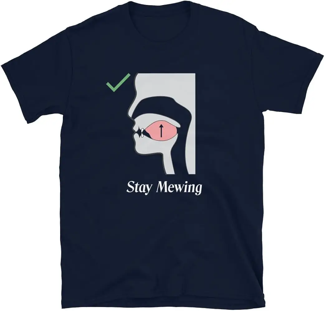 Meme-Mewing-Looks-Stay-Mewing-Funny-Trend-Y2K-tops-Unisex-Summer-Short ...