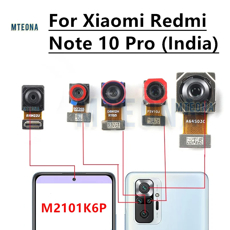 Front-Rear-Main-Camera-For-Xiaomi-Redmi-Note-10-Pro-India-Selfie-Facing ...