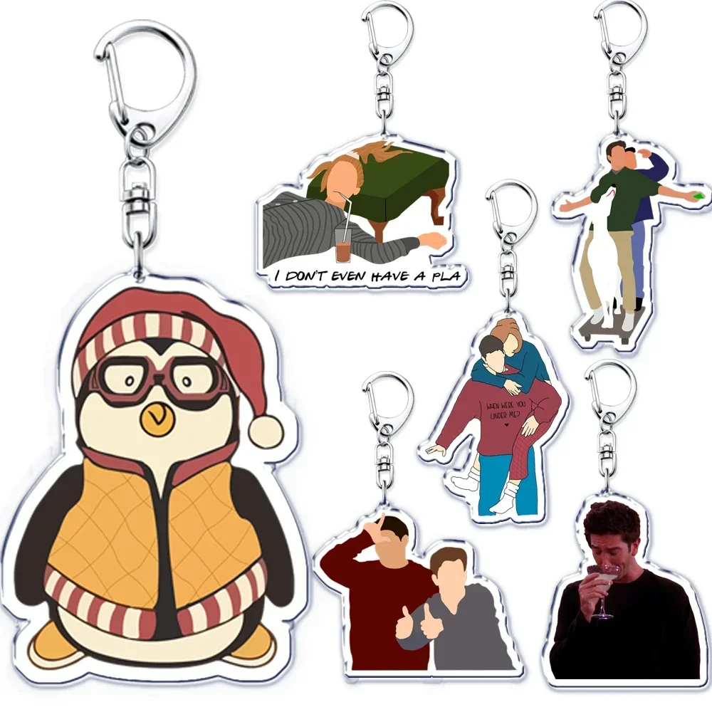 Funny Classic TV Show Acrylic Keychains Ring for Accessories Bag Women ...