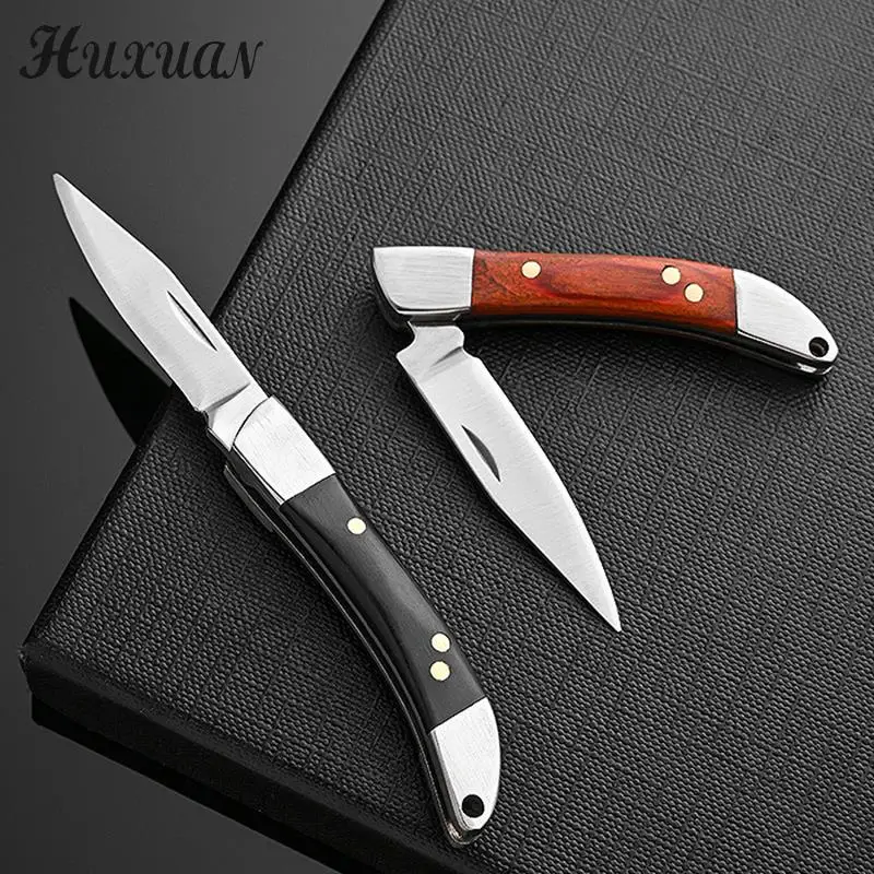 1pc-Portable-Knife-Disassembly-Quick-Knife-Stainless-Steel-Wooden ...