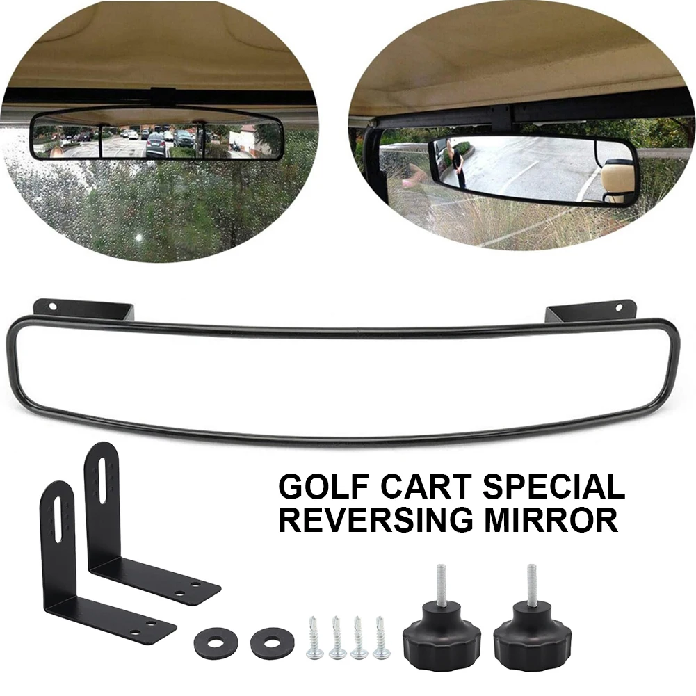 Golf-Cart-Side-View-Mirror-Flexible-Adjustment-Rear-View-Mirror-Folding ...