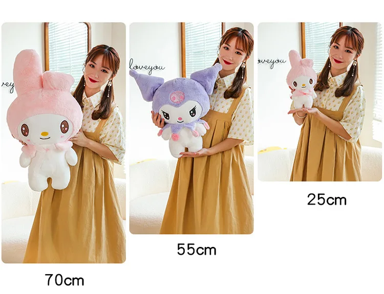 Kuromi - 80 cm - Peluche Sanurgente My Melody, Grande taille, Anime ...