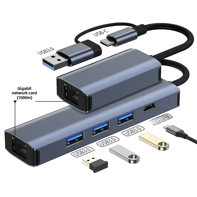 USB-C-HUB-USB-C-USB-A-adaptador-multipuerto-tipo-C-USB-3-0 ...