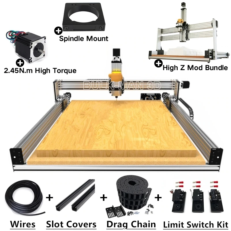 4-Axis-LEAD-CNC-Router-Machine-Mechanical-Kit-DIY-Milling-Engraver-with ...