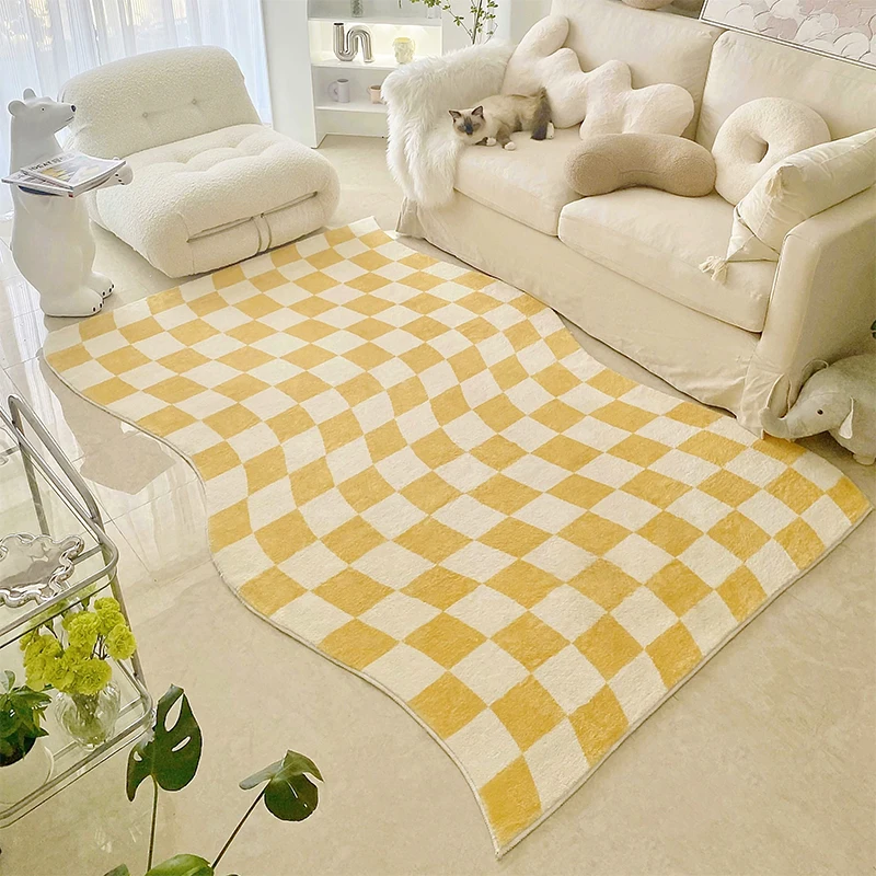New-Trendy-Modern-Art-Checkerboard-Living-Room-Carpet-Large-Area ...