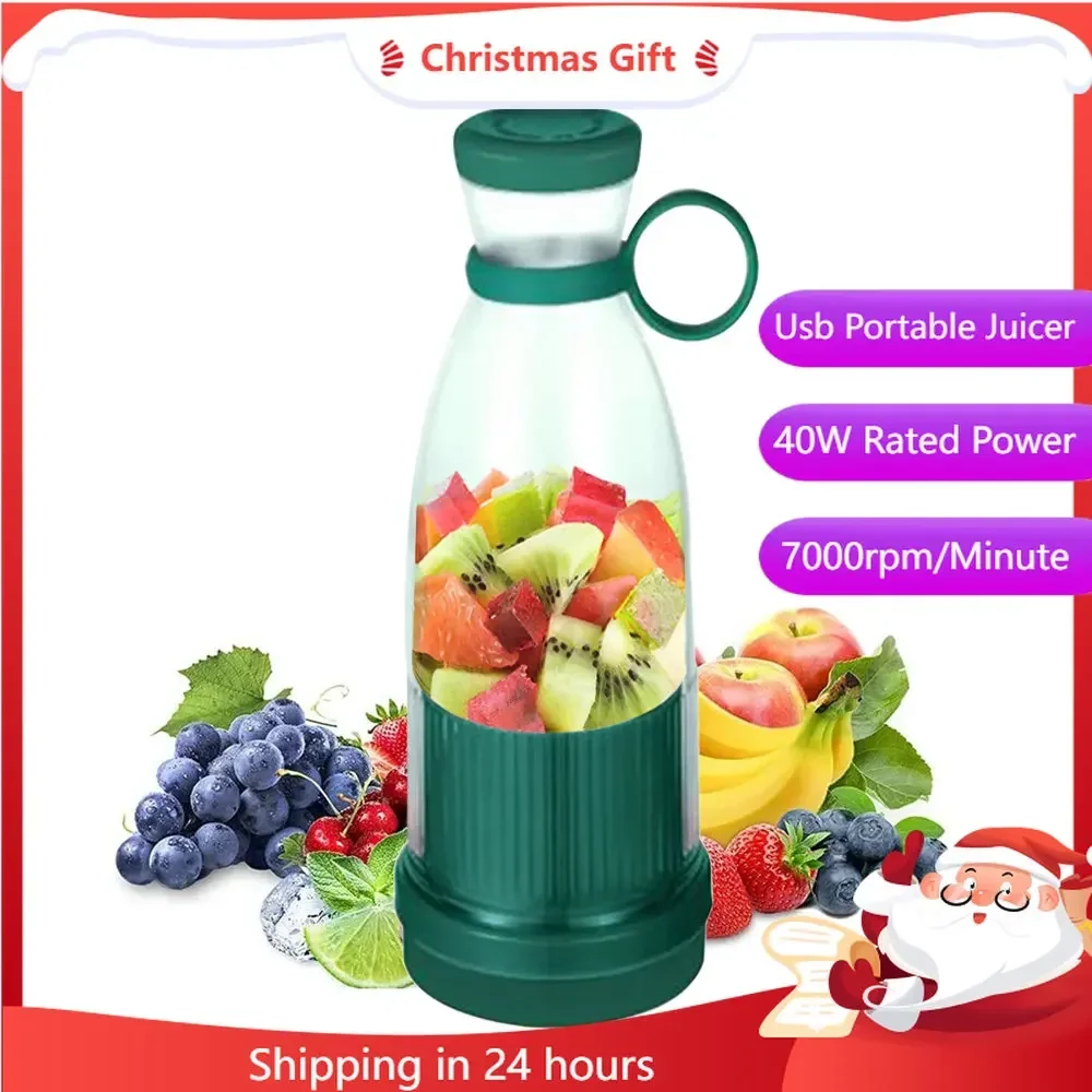 Usb-Fresh-Juice-Portable-Juicer-Squeezer-Rechargeable-Smoothie-Blender ...