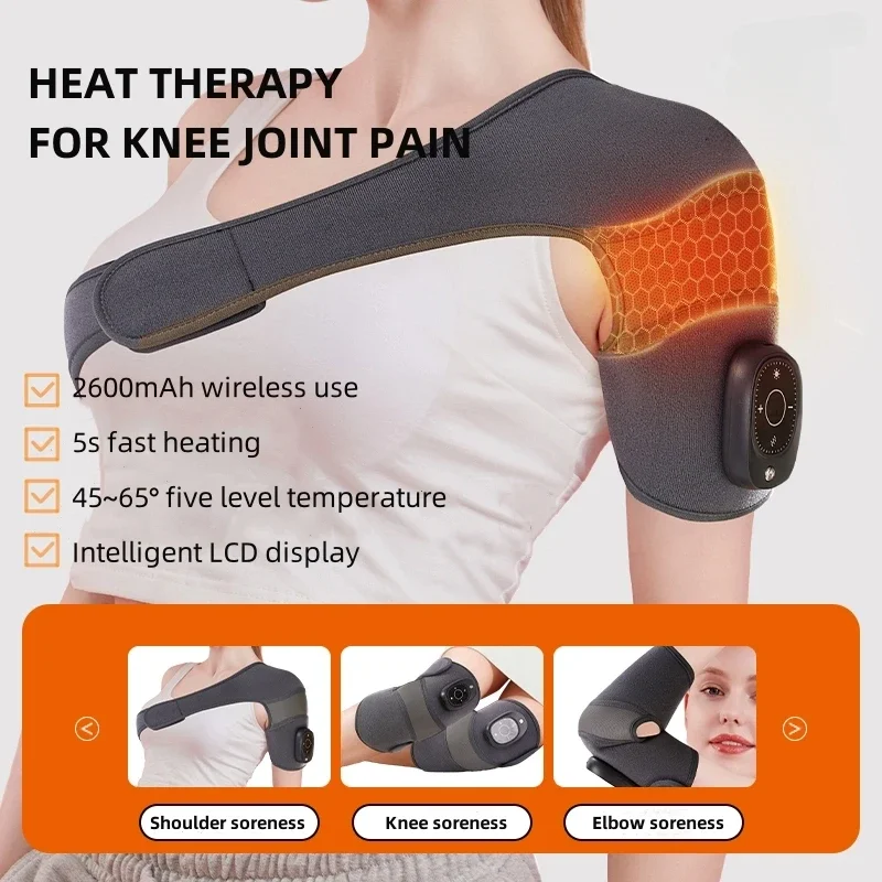 3-IN-1-Electronic-Shoulder-Elbow-Knee-Massager-Vibration-Warmer-Wrap ...