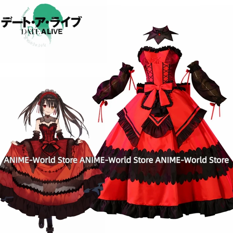 Anime-DATE-A-LIVE-Nightmare-Tokisaki-Kurumi-Cosplay-Costumes-Fancy ...