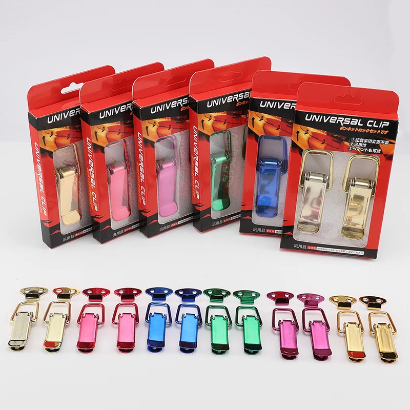 2-Pcs-Befestigungs-Clips-Universal-Sicherheit-Haken-Lock-Schnalle-Auto ...