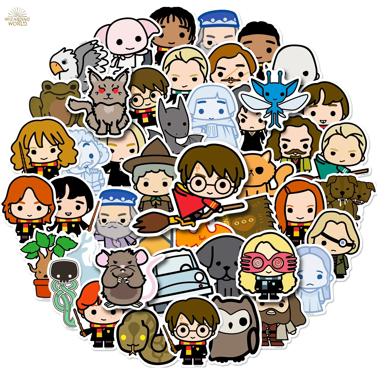 30-50-100-PCS-Classic-Toys-Harries-Sticker-Hermione-Malfoy-Snape ...