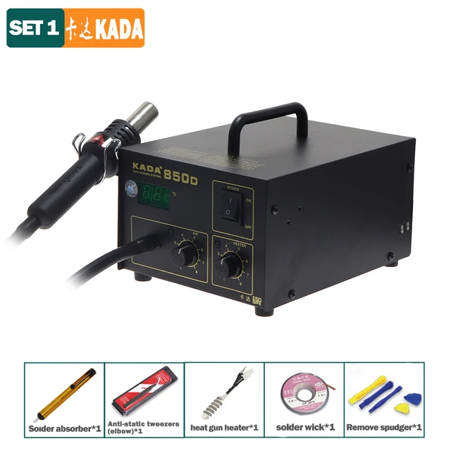 850 A SMD Rework Station (Hot Air Soldering Station) – V