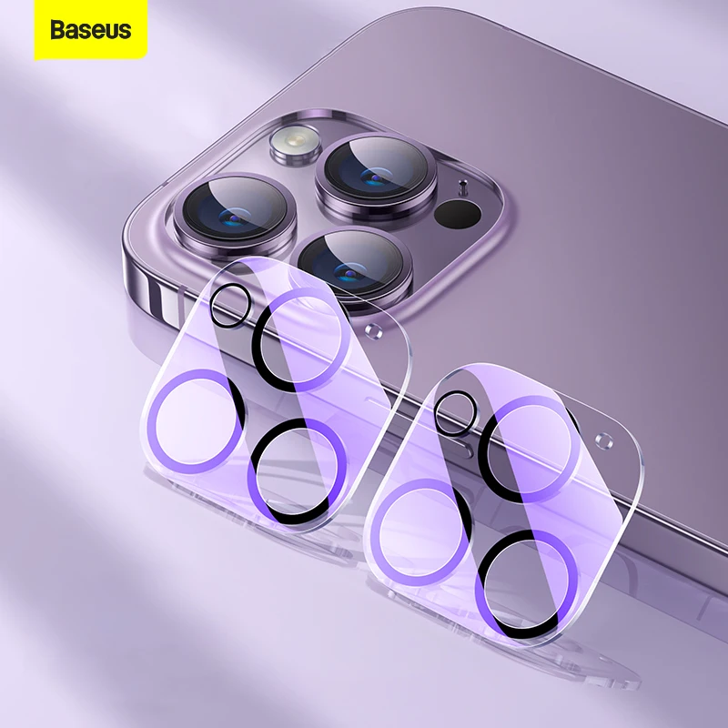 Baseus Lens Protector For iPhone 14 13 12 Pro Max Back Camera Tempered ...