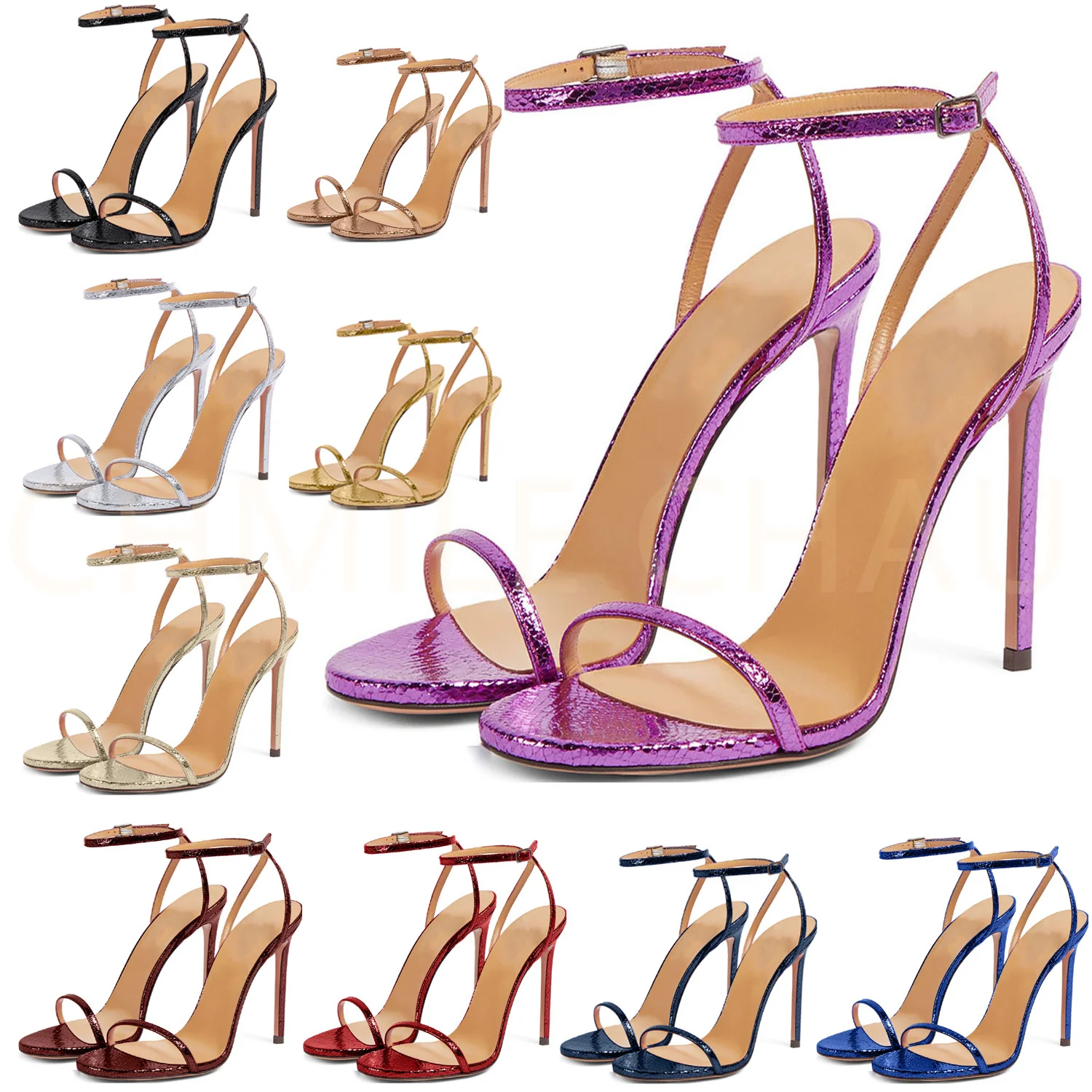 Sandalias-de-tac-n-alto-elegantes-para-mujer-calzado-Sexy-de-lujo-para ...