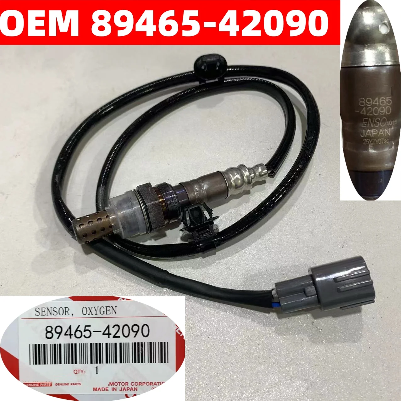 OEM 89467-42010 89467-42020 89465-42090 89465-42100 Sensor de oxígeno ...
