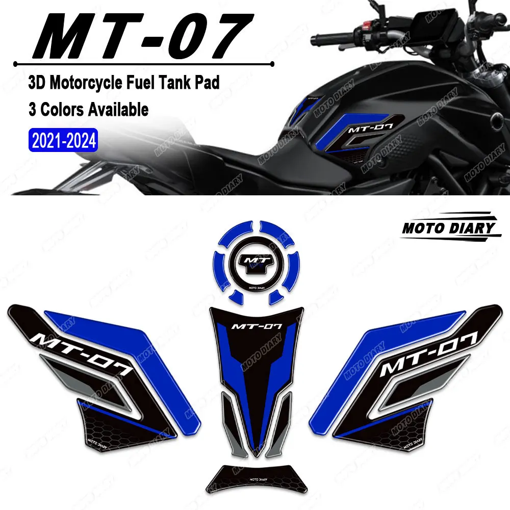 MT07-Fuel-Tank-Pad-Stickers-3D-Tank-Protection-Decals-Waterproof-For ...