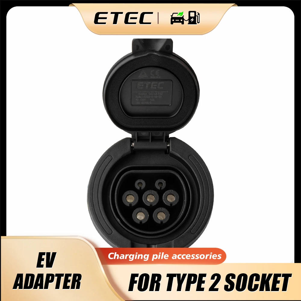 Etec-Ev-Oplaad-Stopcontact-Type-2-Socket-Connector-Vaste-Europese ...