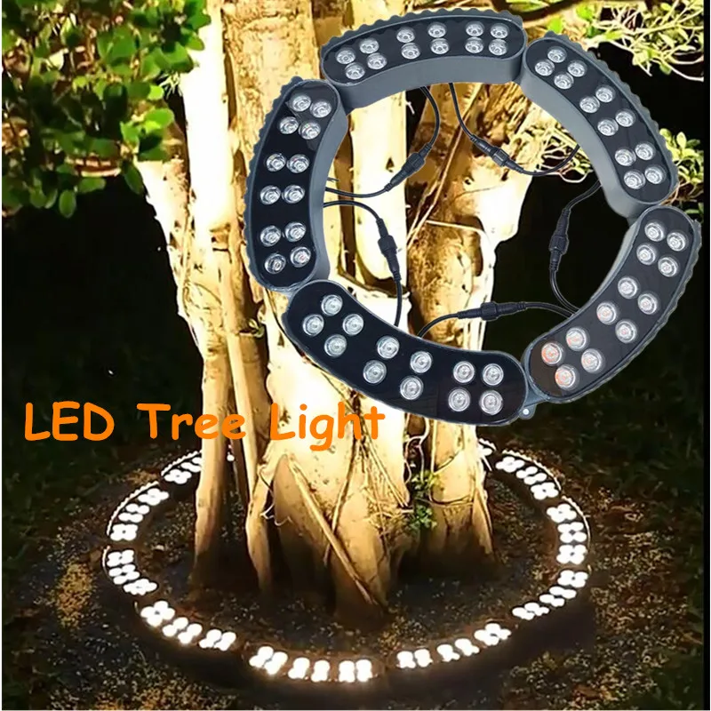 Led Tree Light Outdoor Waterproof Gazebo Tree Lighting Patio Projection ...