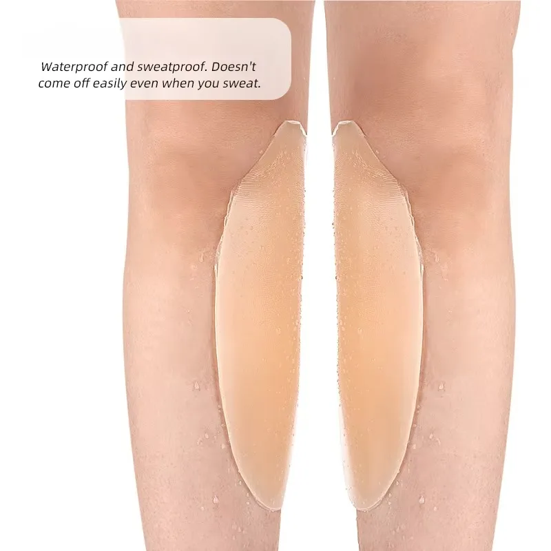 1Pair Reusable Silicone Leg Thigh Tapes Unisex Invisible Body Pad ...