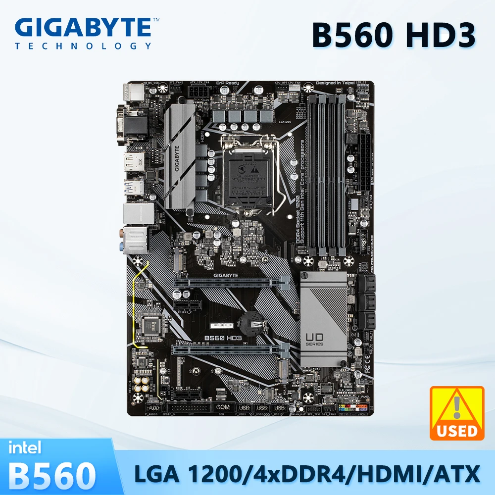 Gigabyte-HD3-Motherboard-Intel-B560-LGA-1200-Support-i9-11900-10700 ...