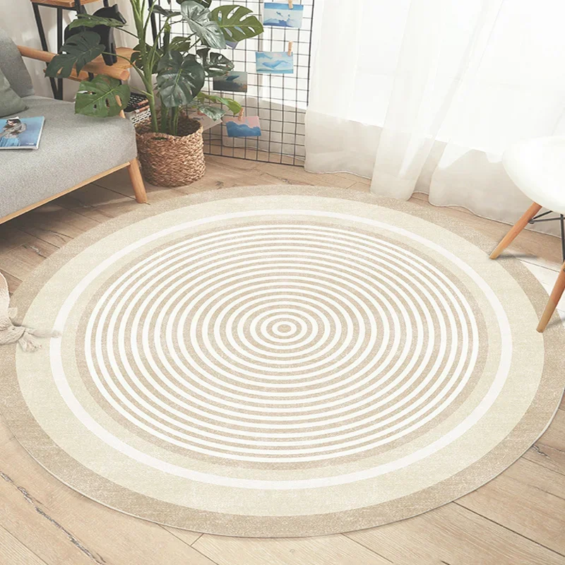 Japanese Style Bedroom Decor Round Carpet Minimalist Carpets for Living ...