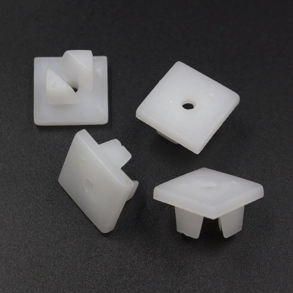 100Pcs-Screw-Fixed-Nylon-Grommet-Clip-in-Retainer-fast-wire-White ...