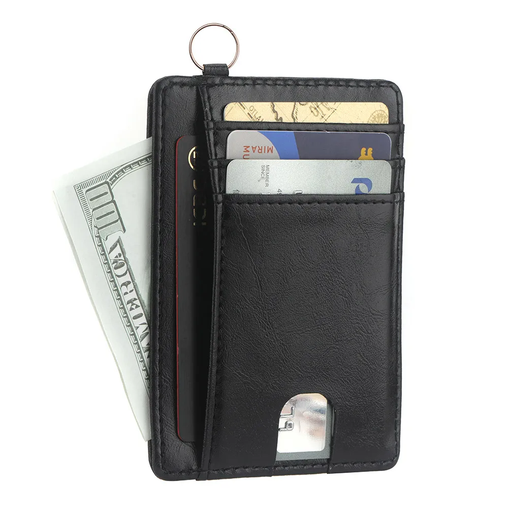 New-Key-Chain-Card-Wallet-Slim-ID-Bank-Purse-Wallet-Credit-Card ...